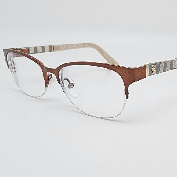 kate spade | Accessories | Kate Spade Valary W94 Brown Semi Rimless ...
